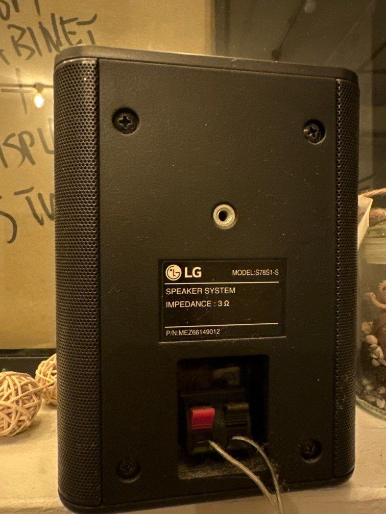 LG Sound Bar Rear Speaker Kit, Audio, Soundbars, Speakers & Amplifiers ...