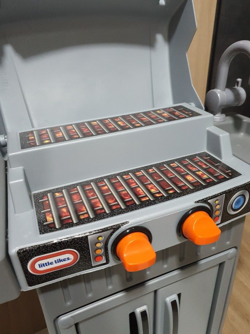 Little Tikes Cook N Grow BBQ Grill/Kitchen extension/Montessori Play ...