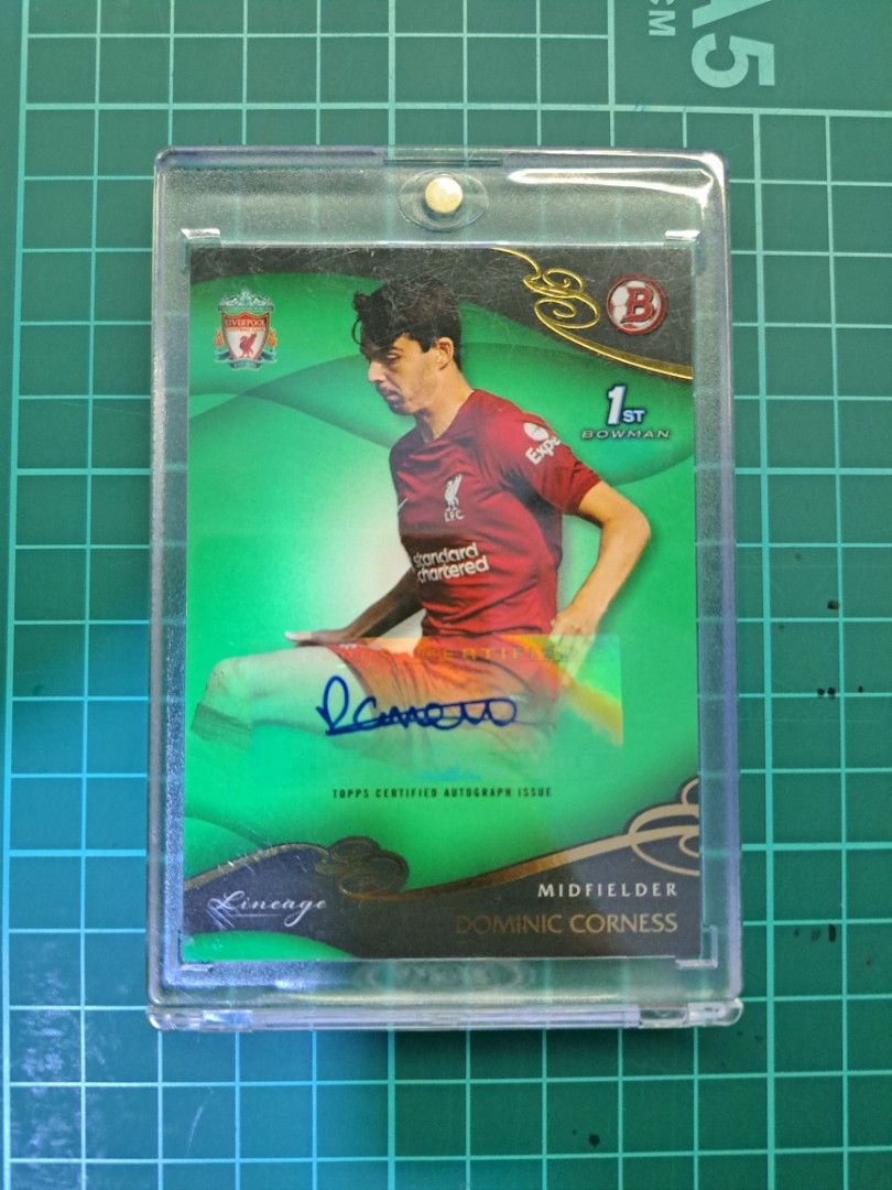 Liverpool rookie DOMINIC CORNESS /50 AUTO, Hobbies & Toys, Memorabilia ...
