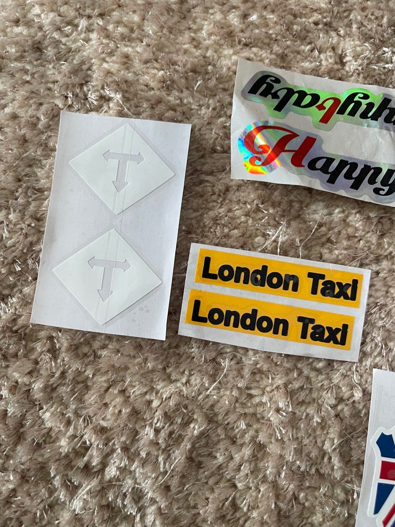 LONDON TAXI STICKER STIKER SEPEDA MAHAL MEWAH DR UK INGGRIS BIKE ...