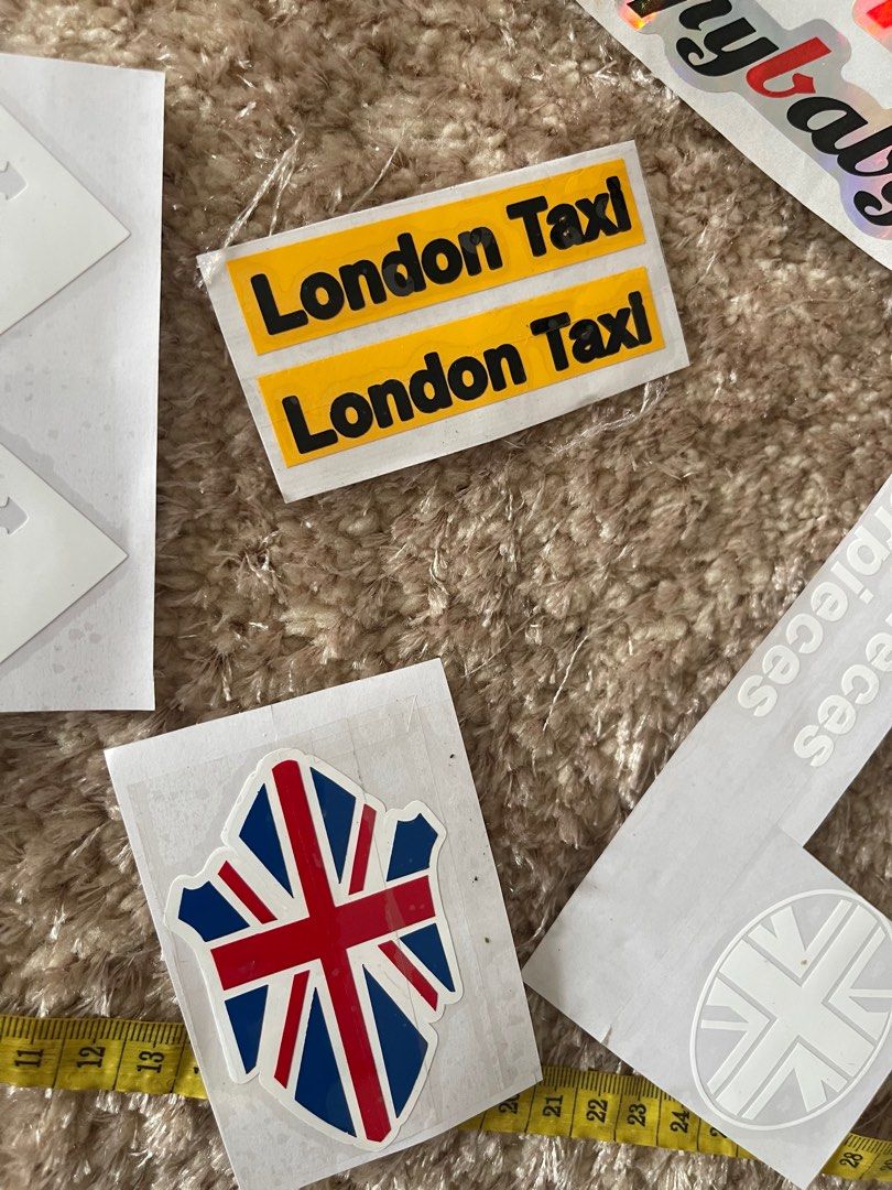 LONDON TAXI STICKER STIKER SEPEDA MAHAL MEWAH DR UK INGGRIS BIKE ...
