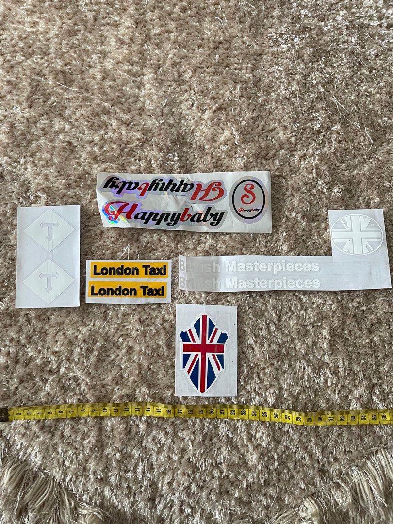 LONDON TAXI STICKER STIKER SEPEDA MAHAL MEWAH DR UK INGGRIS BIKE ...