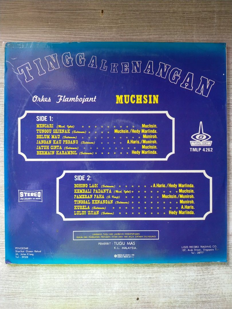 LP Muchsin. (Tinggal Kenangan)., Hobbies & Toys, Music & Media, CDs ...