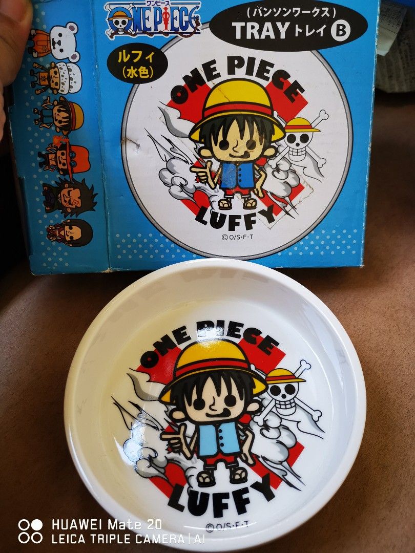 Luffy ceramic Tray, Hobbies & Toys, Memorabilia & Collectibles, Fan ...
