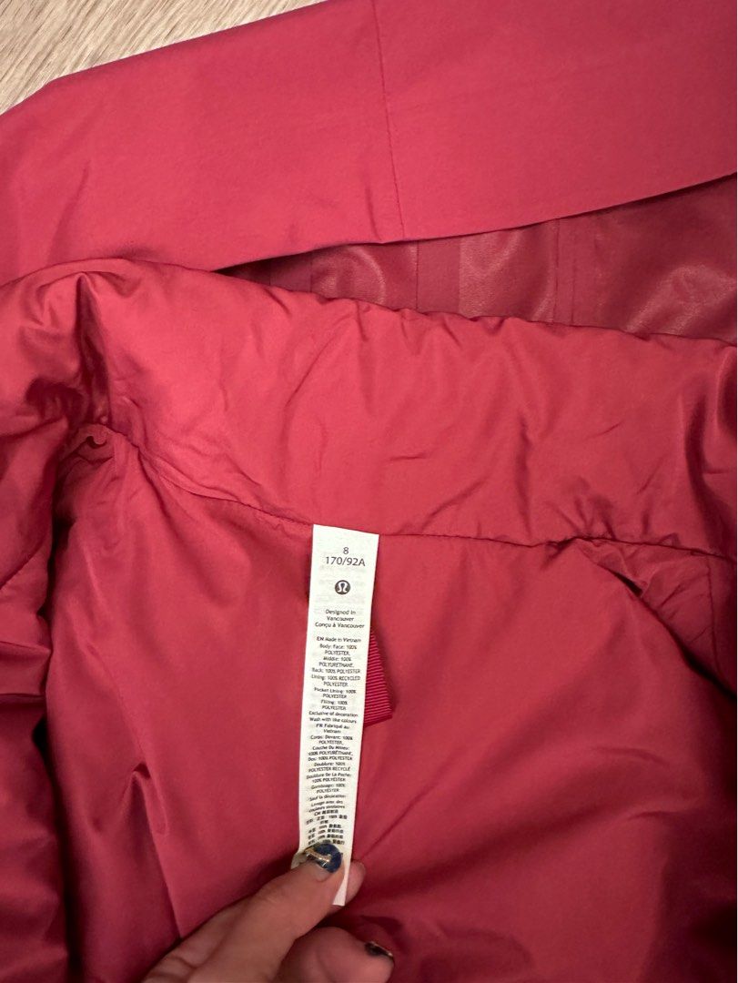 Lululemon Rain Rebel Insulated Jacket, Women's Fashion, Coats, Jackets ...