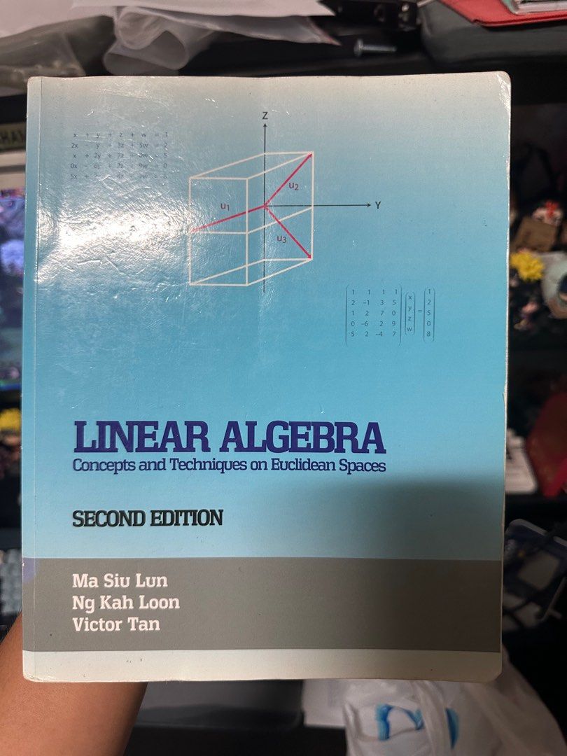 MA2001 Linear Algebra Textbook, Hobbies & Toys, Books & Magazines, Textbooks on Carousell