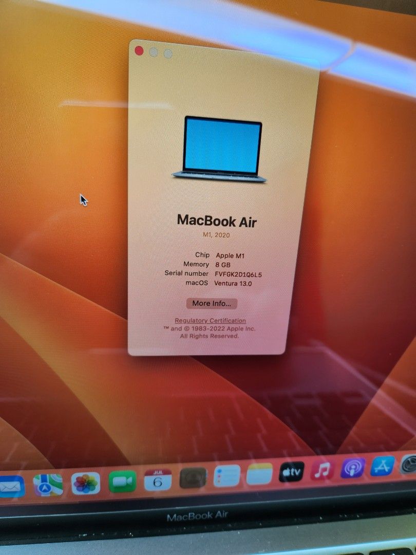 MacBook Air 13 inch M1 1065, Computers & Tech, Laptops & Notebooks on ...