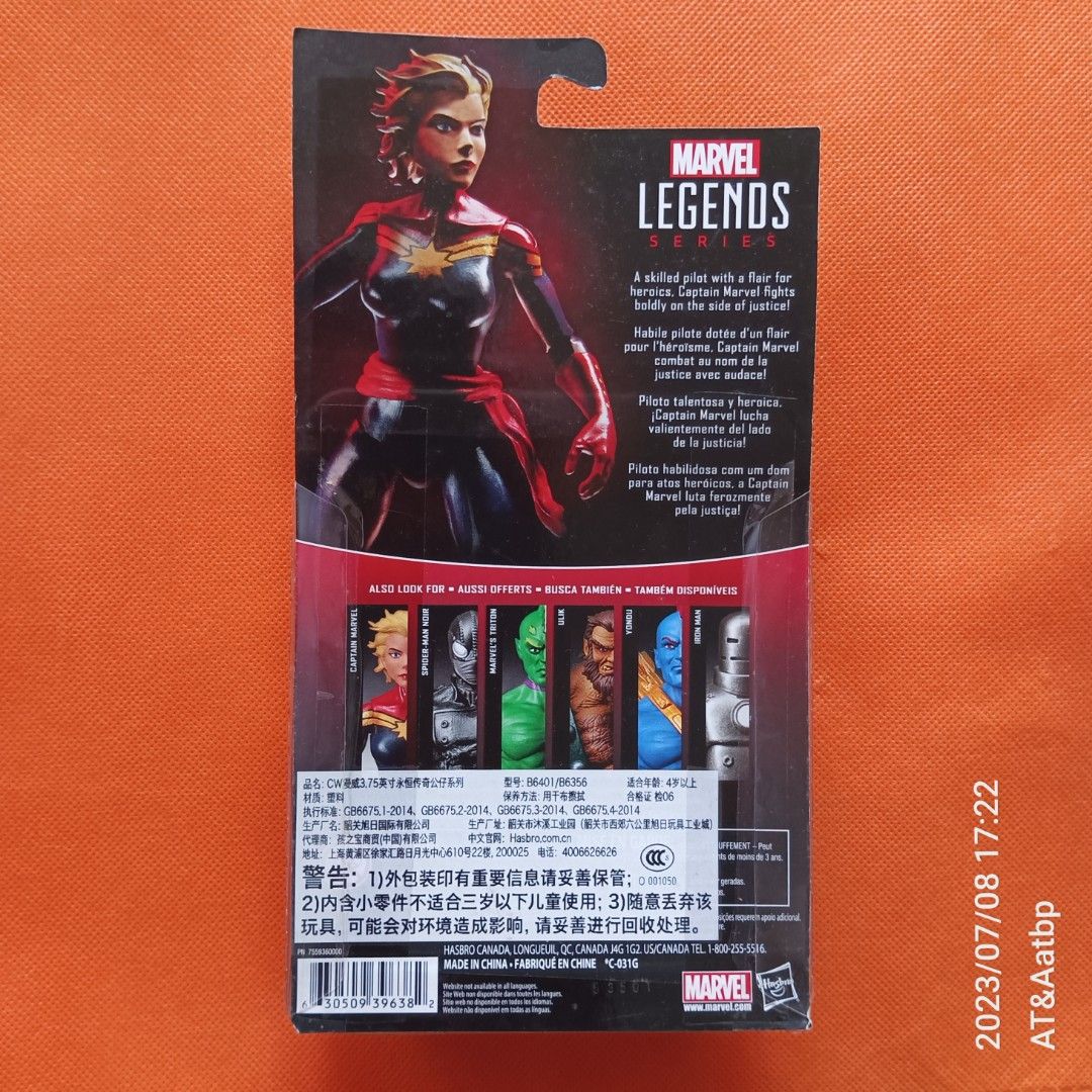 Marvel Legends 3.75" scale CAPTAIN MARVEL action figure, Hobbies & Toys ...