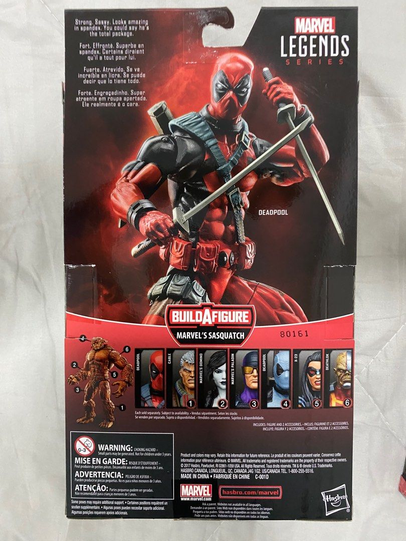 Marvel Legends Deadpool Sasquatch wave, Hobbies & Toys, Toys & Games on ...