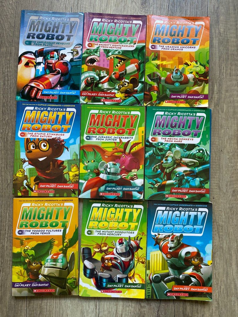 Mighty Robot book 1 - 9, Hobbies & Toys, Books & Magazines, Children's ...