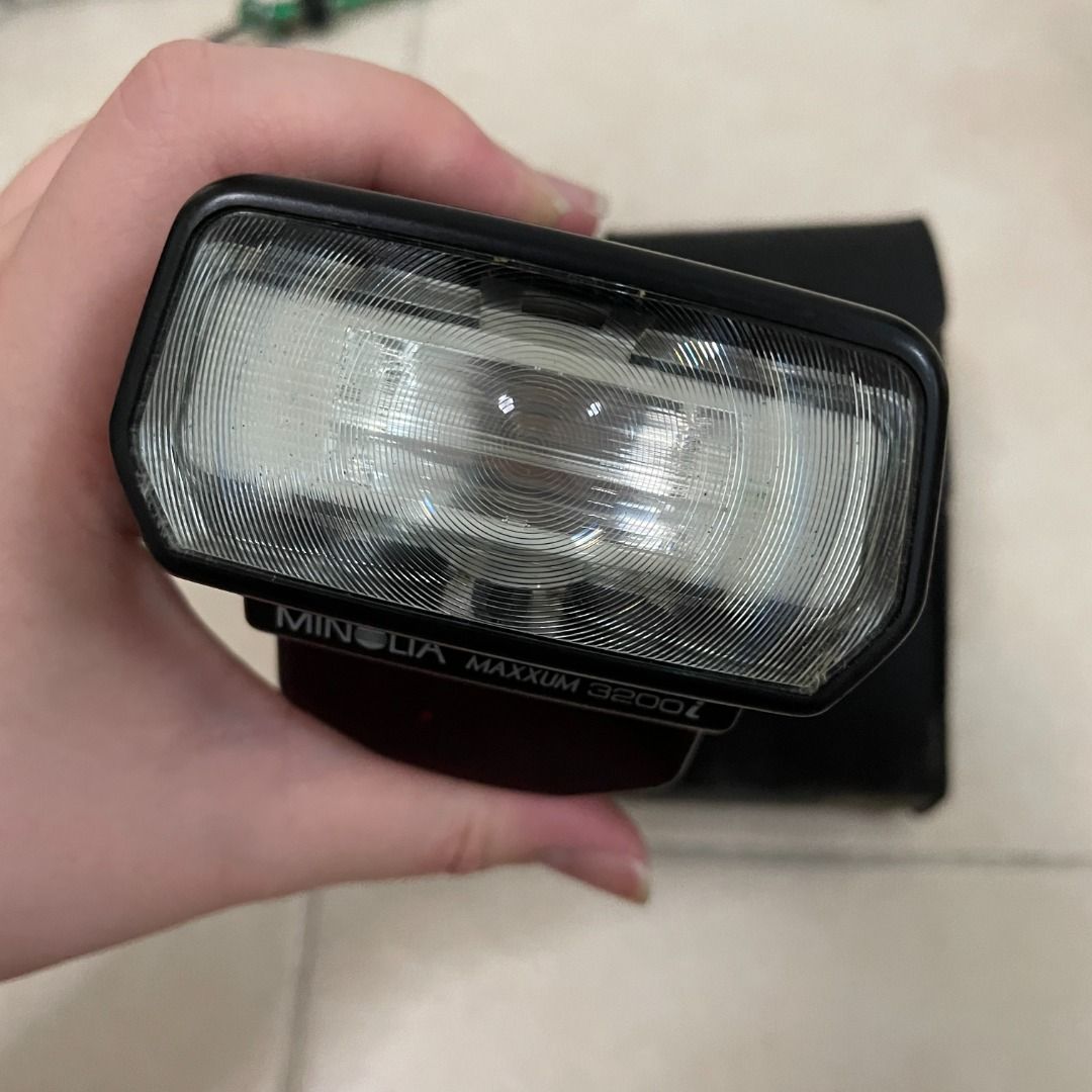 MINOLTA FLASH HEAD, Photography, Photography Accessories, Flashes on Carousell