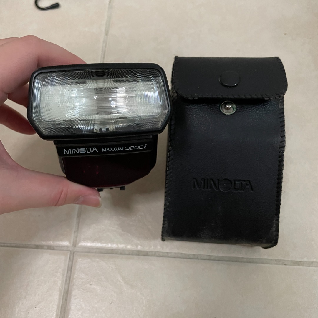 MINOLTA FLASH HEAD, Photography, Photography Accessories, Flashes on ...