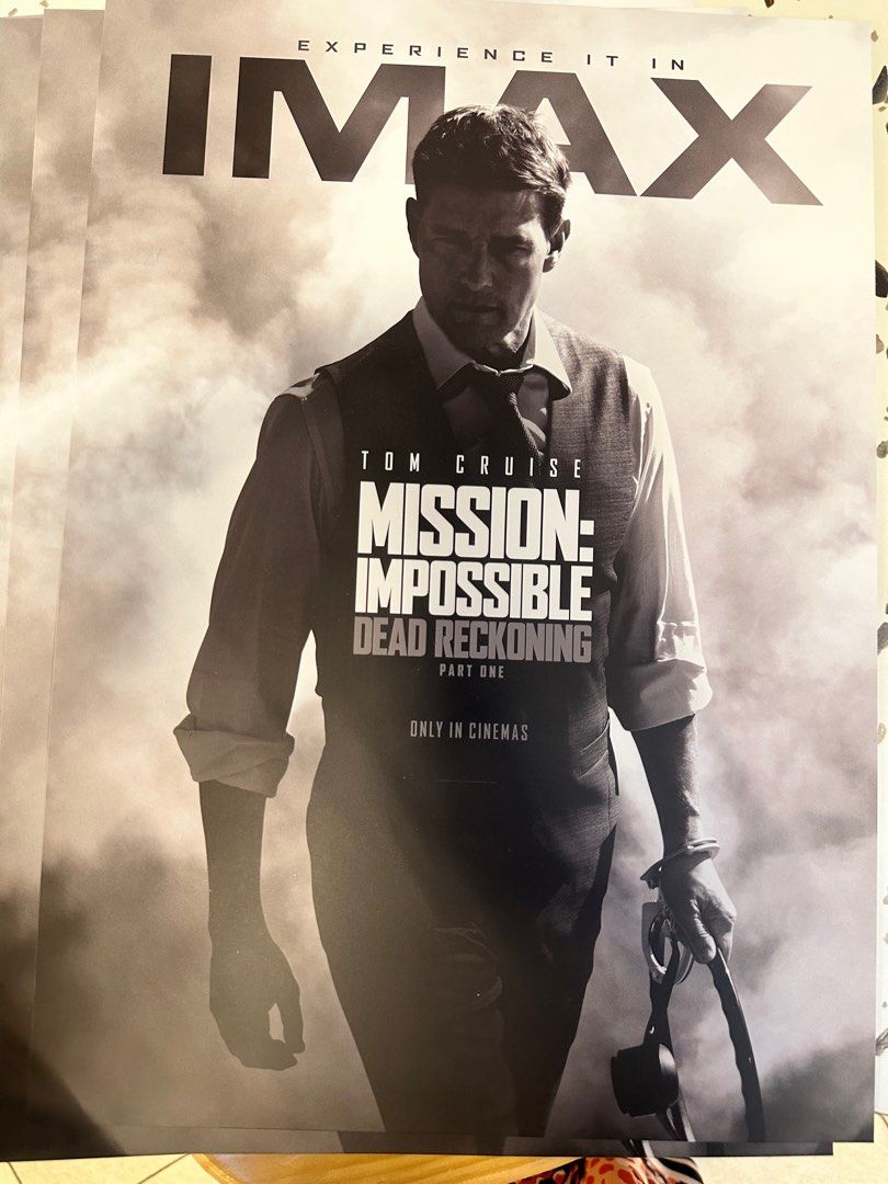 Mission Impossible Dead Reckoning Imax movie poster A3 size Brand new ...