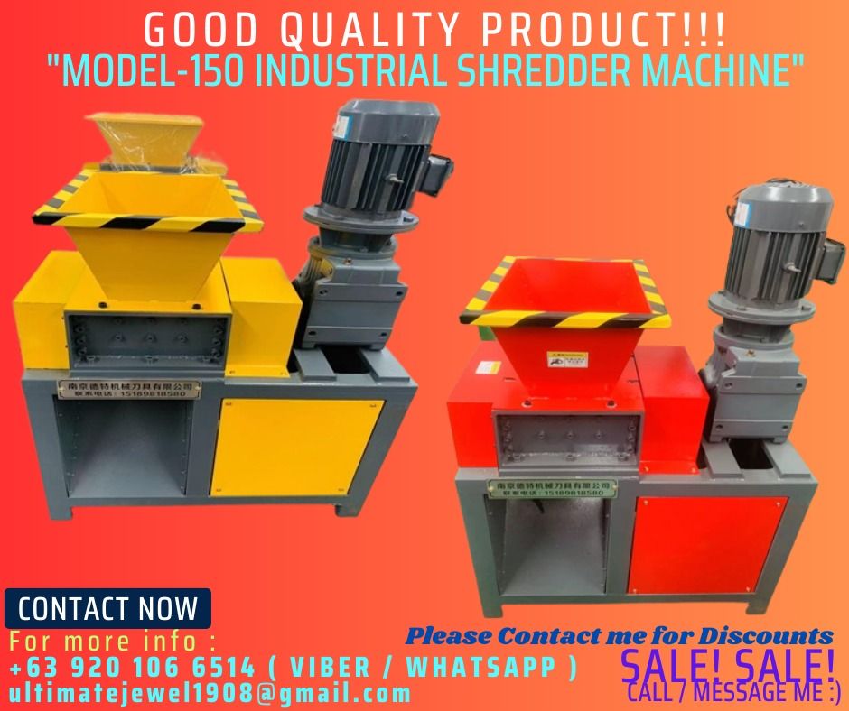 MODEL-150 PLASTIC SHREDDER MACHINE GOOD QUALITY MACHINE SHREDDER on ...