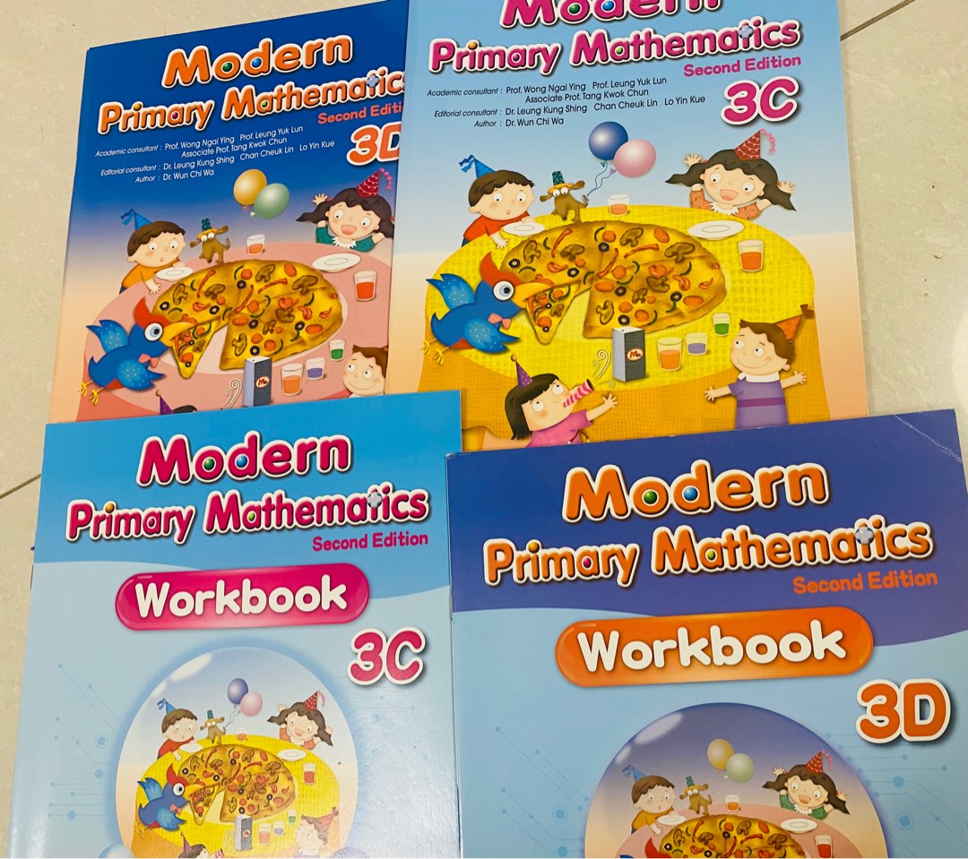 modern primary mathematics 3C3D textbook workbook, 興趣及遊戲, 書本 & 文具, 教科書 ...