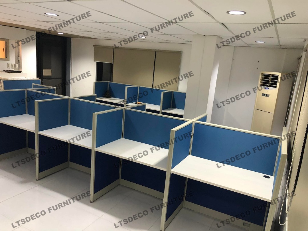 MODULAR PARTITION CUBICLE FULL FABRIC OFFICE PARTITION AND OFFICE ...