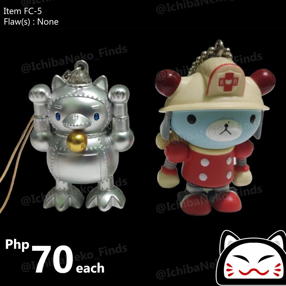 Mondo Mascot: Aflac Duck + PANDASZ: Fire Bear figure keychain, Hobbies ...