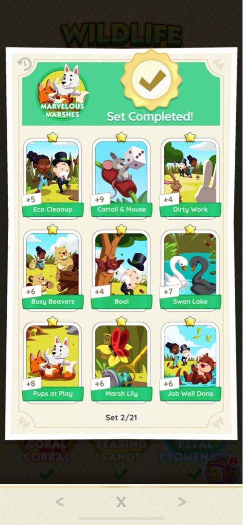 Monopoly go card set 1-10, Video Gaming, Gaming Accessories, In-Game ...