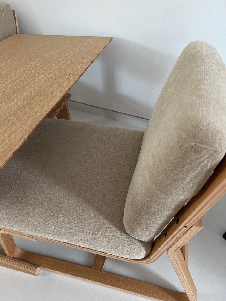 MUJI Dining Table and Chairs, Furniture & Home Living, Furniture ...