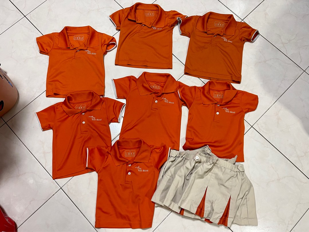 My first skool (mfs) uniform - girl xs, Babies & Kids, Babies & Kids ...