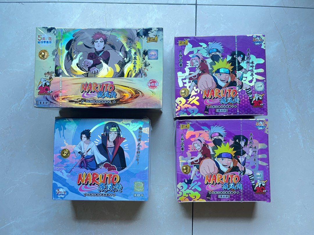 Naruto Kayou Cards Box, Hobbies & Toys, Toys & Games on Carousell