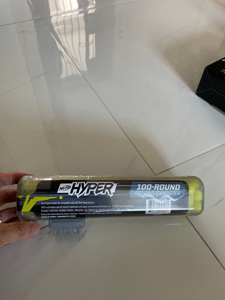 Nerf hyper 100 round reload canister brand new, Hobbies & Toys, Toys & Games on Carousell