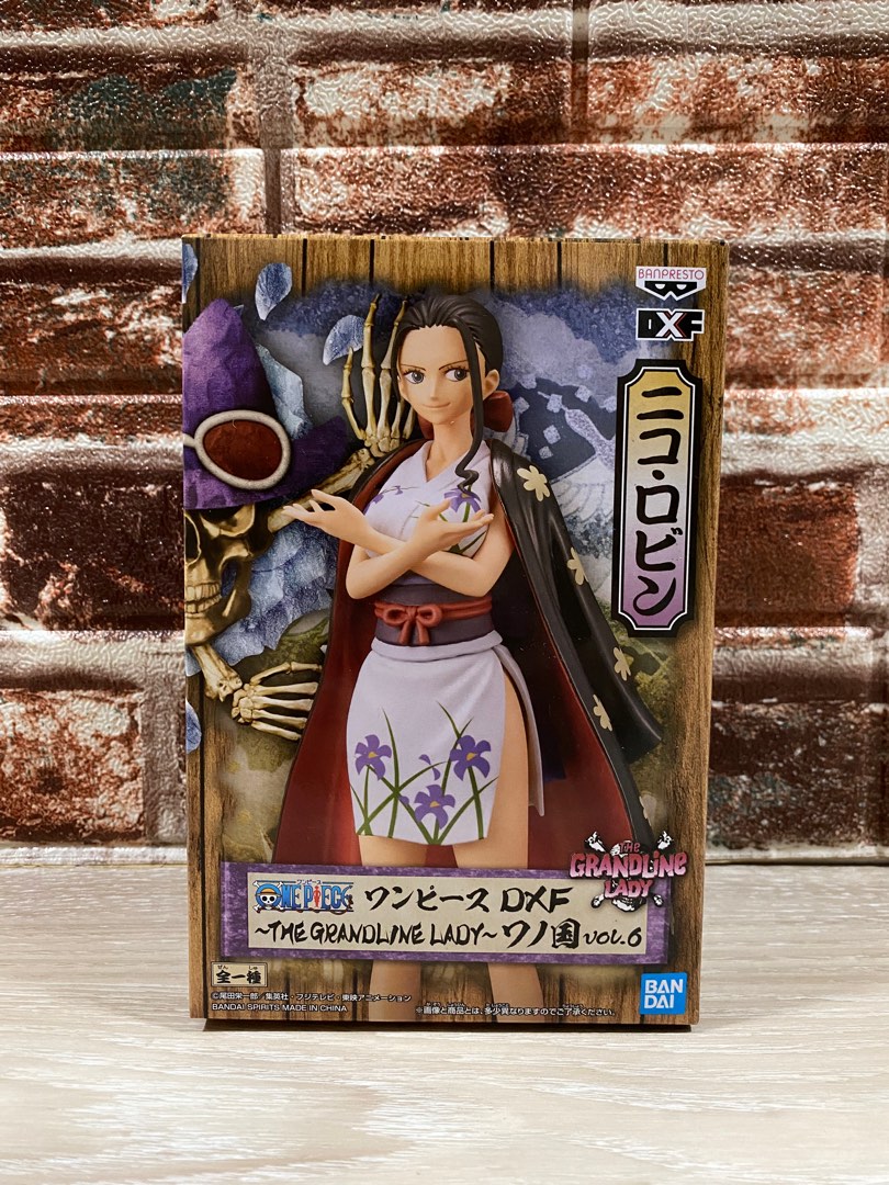 One Piece DXF The Grandline Lady Wano Country Vol.6 Nico Robin Figure Figurine Gold Toei ...