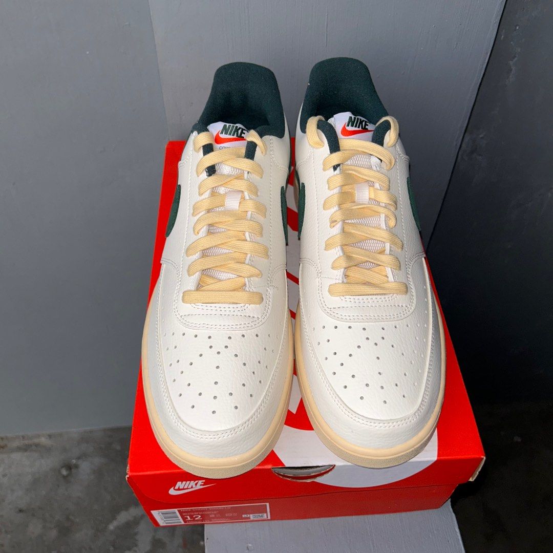 Nike Court Vision Low Pro Green on Carousell