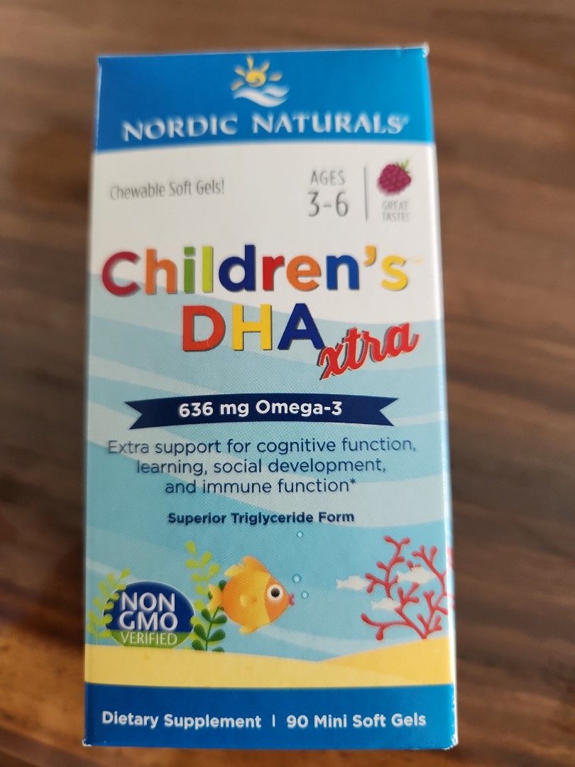 Nordic Naturals Children's Dha 636mg omega 3, Health & Nutrition ...