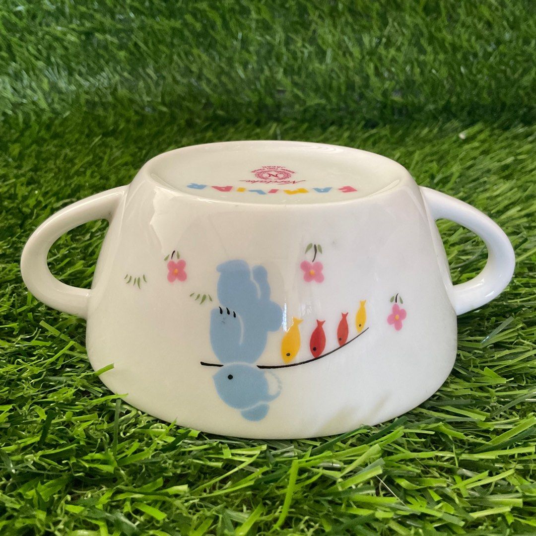 Noritake Familiar Porcelain Nippon Toki Kaisha Teddy Bear Fish Alphabet ...