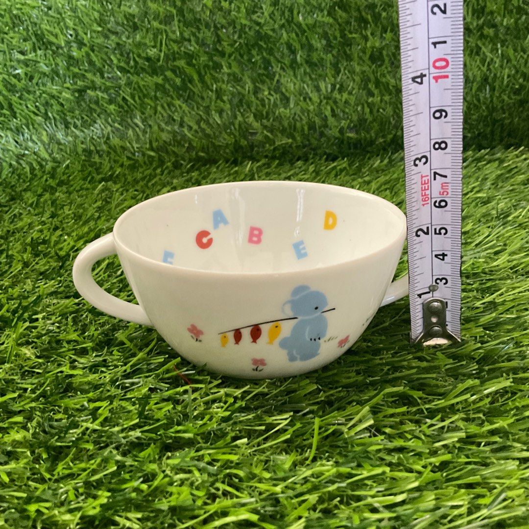 Noritake Familiar Porcelain Nippon Toki Kaisha Teddy Bear Fish Alphabet ...