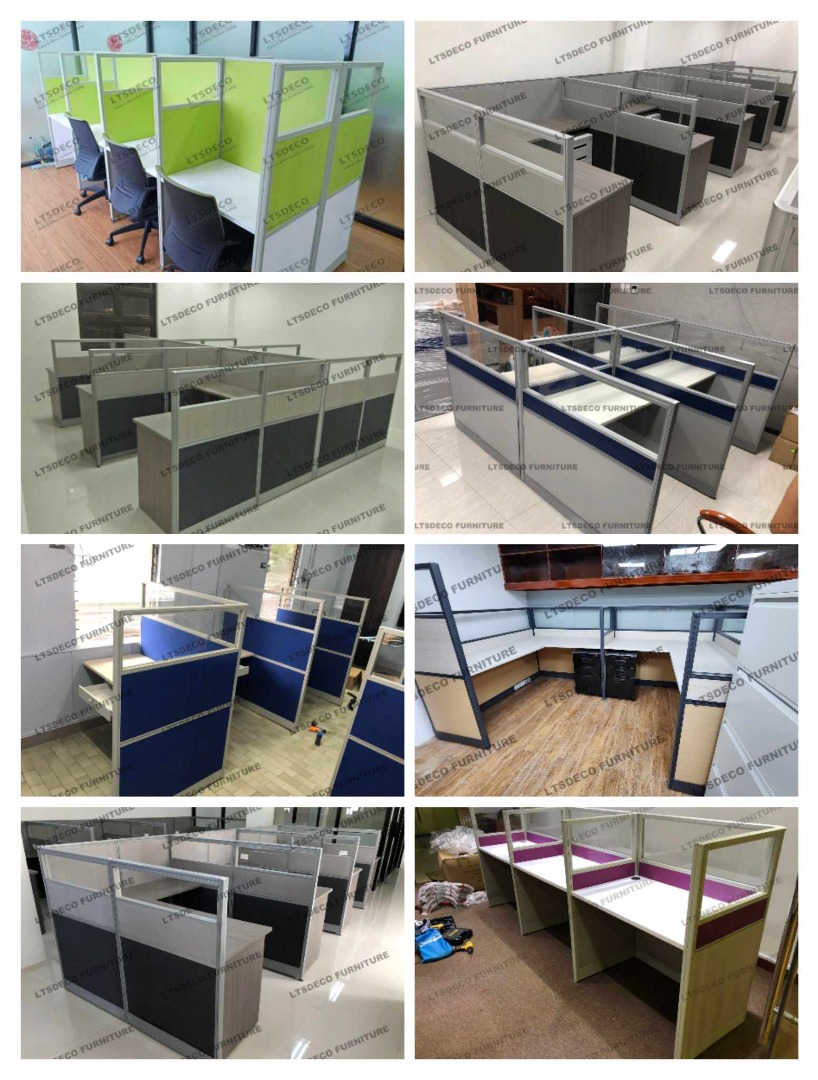 OFFICE SYSTEM PARTITION MODULAR CUBE LOCK OFFICE FURNITURE on Carousell