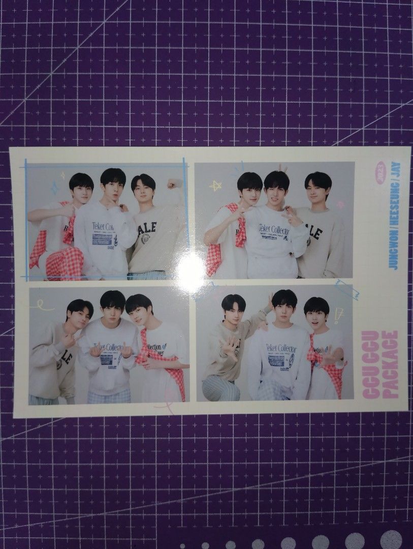 Official Enhypen Ggu Ggu 2023 Group Photo Set, Hobbies & Toys ...