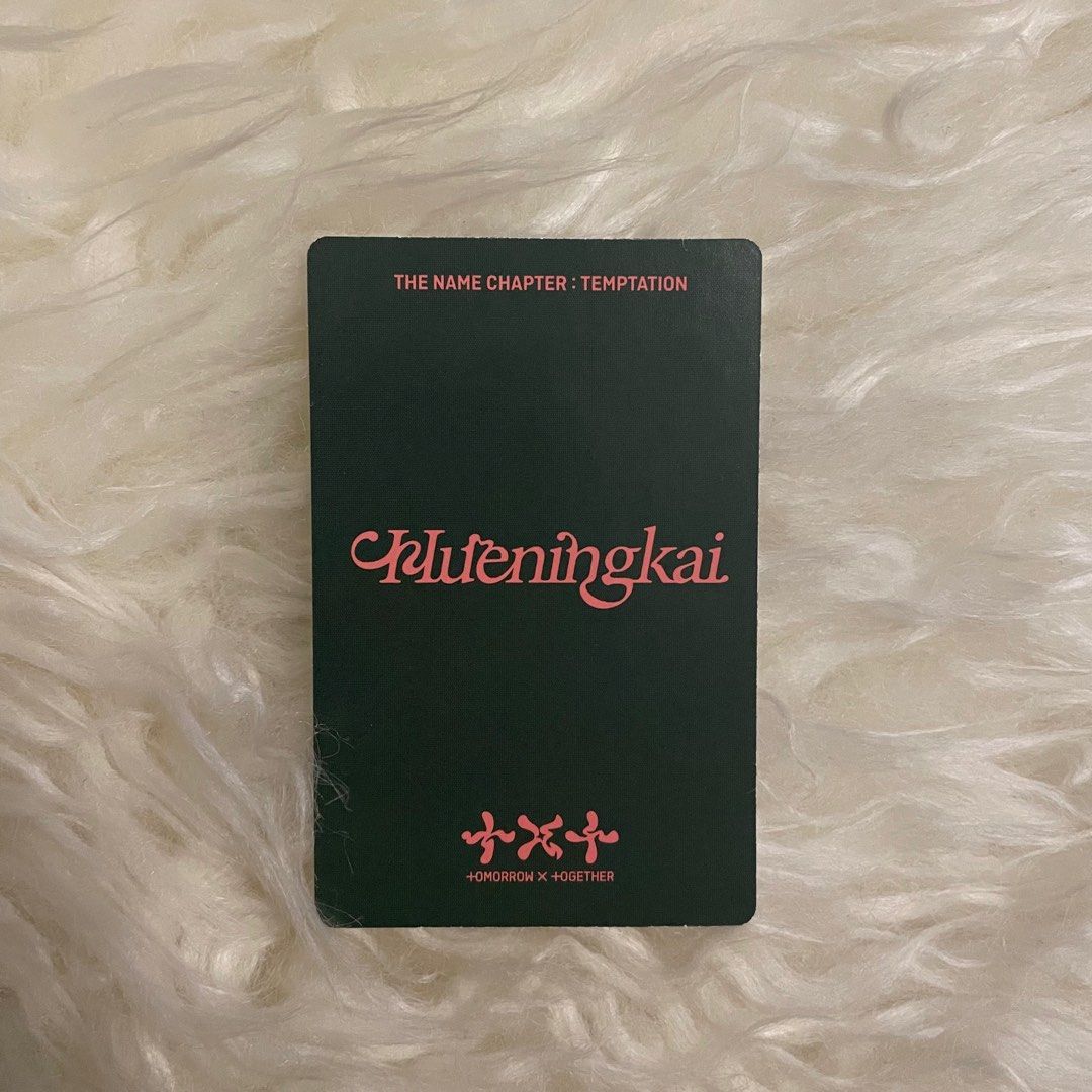 Official Photocard Hueningkai Lullaby The Name Chapter Temptation, K ...