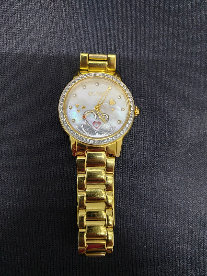 🔥Original Limited Edition Gold Bonia Watch, Women's Fashion, Watches ...
