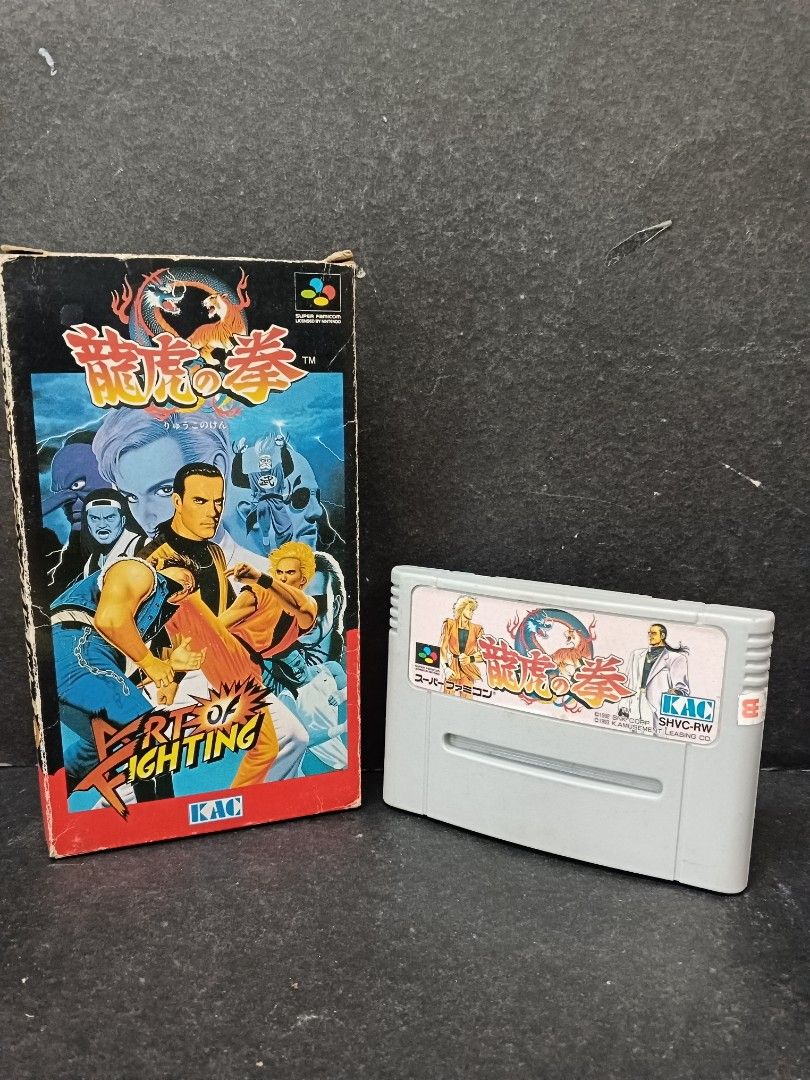 Original Famicom: Art of Fighting - Super Famicom Licensed by Nintendo ...