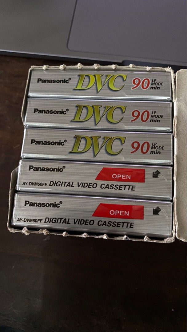 Panasonic Mini DV Tapes Pack, Photography, Video Cameras on Carousell