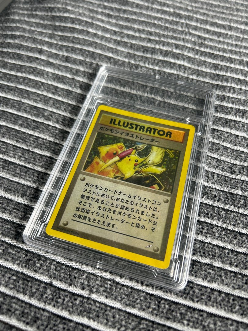 Pikachu Illustrator Card 1996 (Repro Version), Hobbies & Toys ...