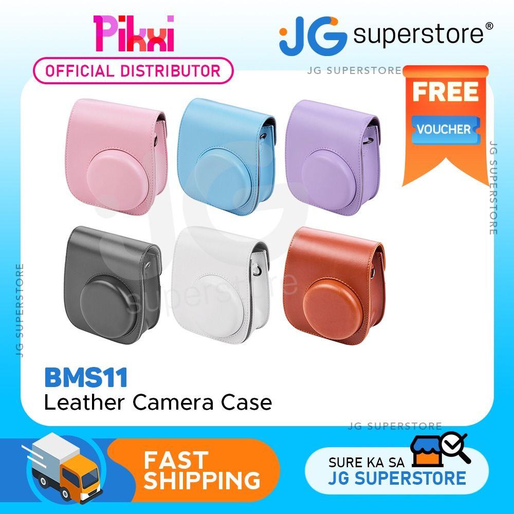 Pikxi BMS11 Fujifilm Instax Mini 11 Leather Camera Case Bag | JG Superstore on Carousell