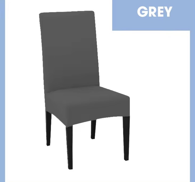 Plain grey colour stretchable seat cover, Furniture & Home Living ...