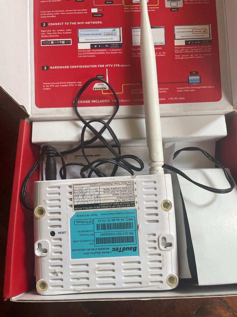 PLDT Home DSL Modem, Computers & Tech, Parts & Accessories, Cables & Adaptors on Carousell