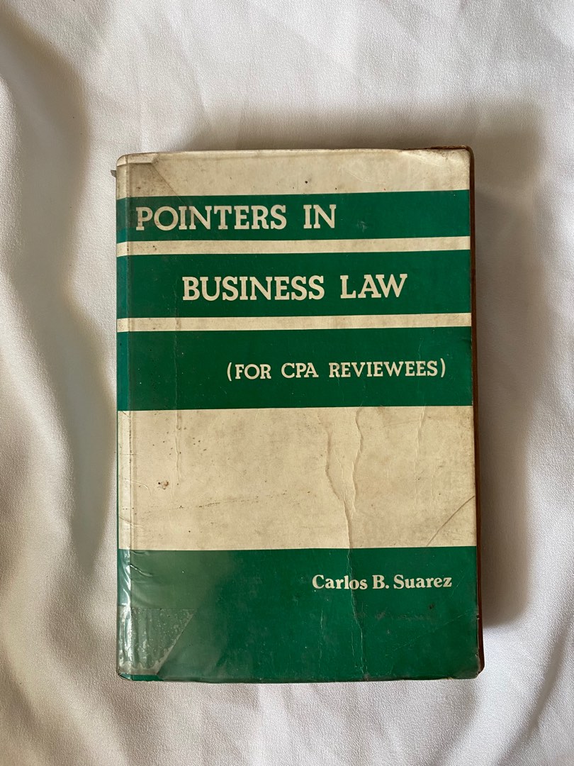 Pointers in Business Law CPA Reviewer, Hobbies & Toys, Books ...