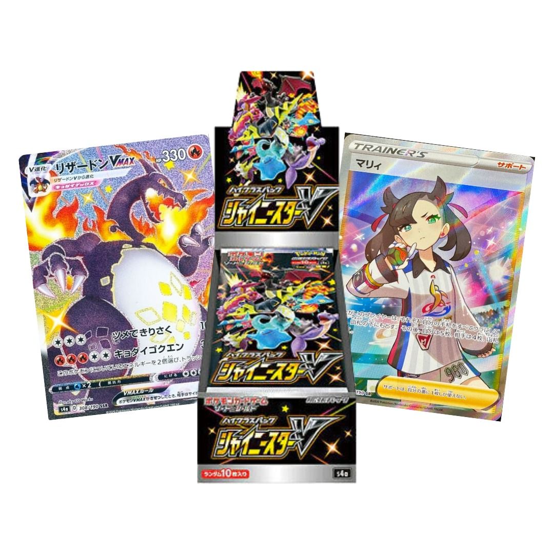 POKEMON JAPANESE SHINY STAR V BOOSTER BOX, Hobbies & Toys, Toys & Games ...