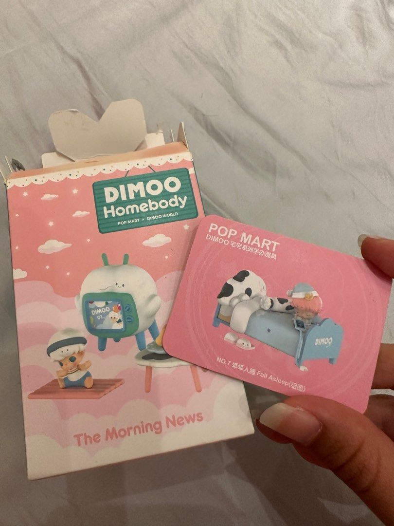 pop mart Dimoo homebody series fall asleep, Hobbies & Toys, Toys ...