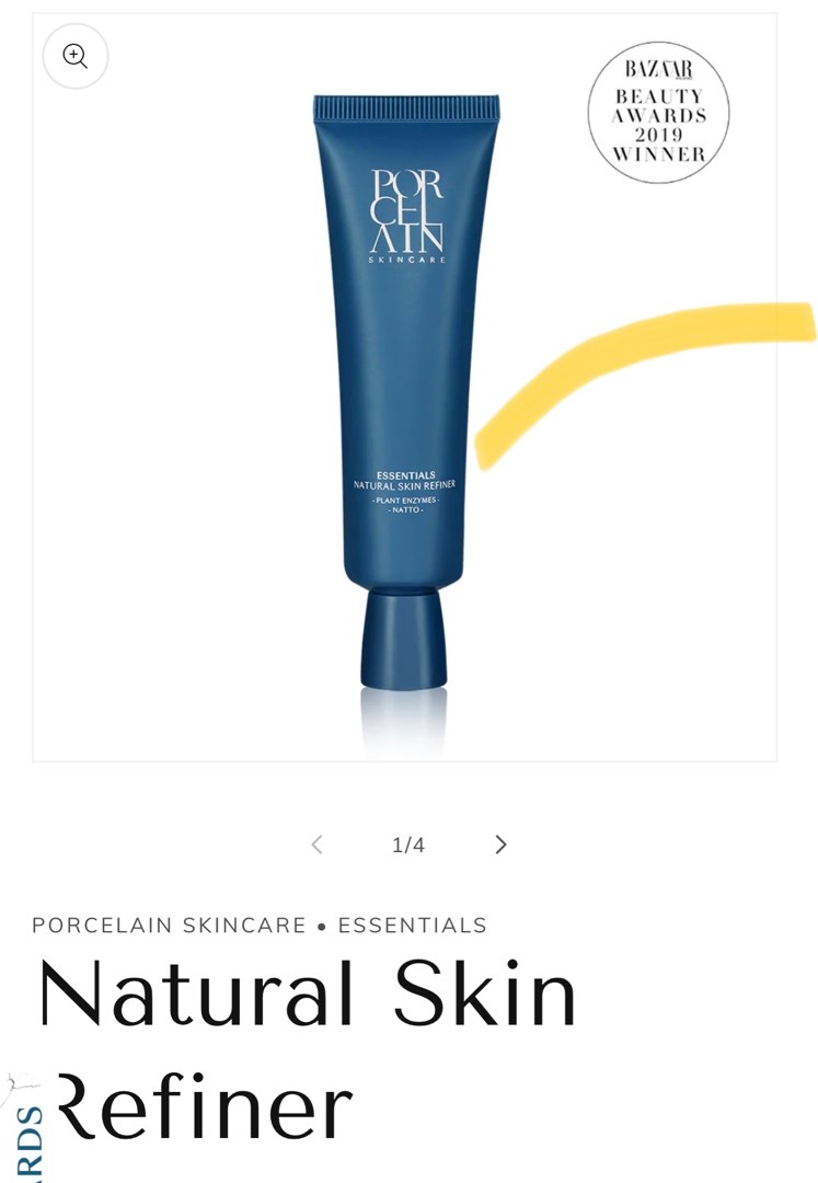 Porcelain natural skin refiner 50ml, Beauty & Personal Care, Face, Face ...