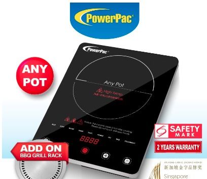 PowerPac Ceramic Cooker Steamboat (Any Pot) 2000 Watts (SOL2492), TV ...