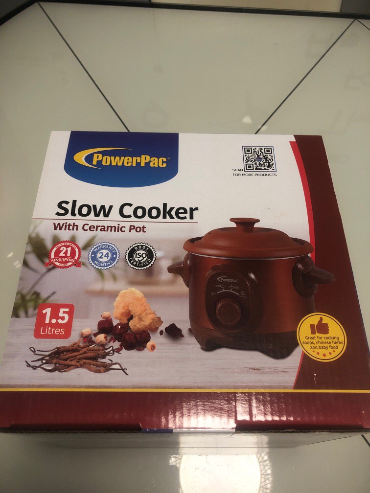 PowerPac Slow Cooker 1.5L, TV & Home Appliances, Kitchen Appliances ...
