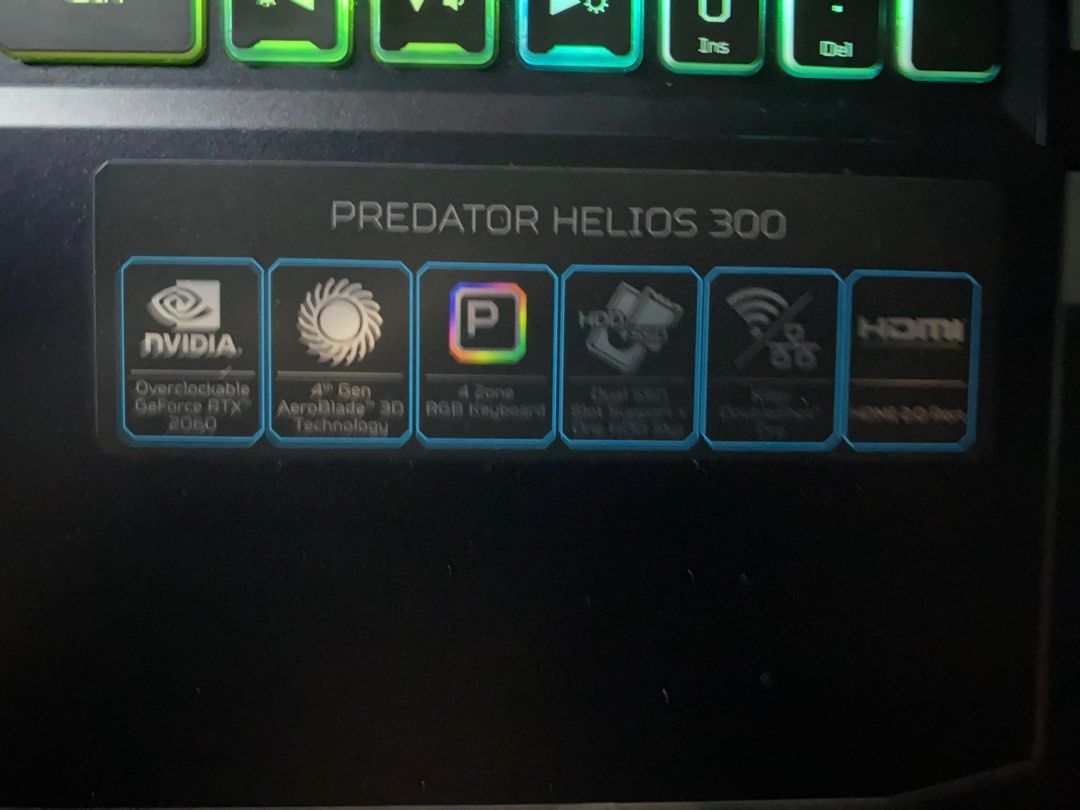 Predator Helios 300 + Razer Ornata V2 Keyboard on Carousell