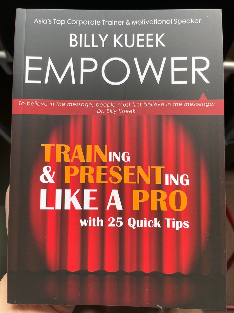 Book & DVDs: Training & Presenting like a Pro, Learning & Enrichment ...