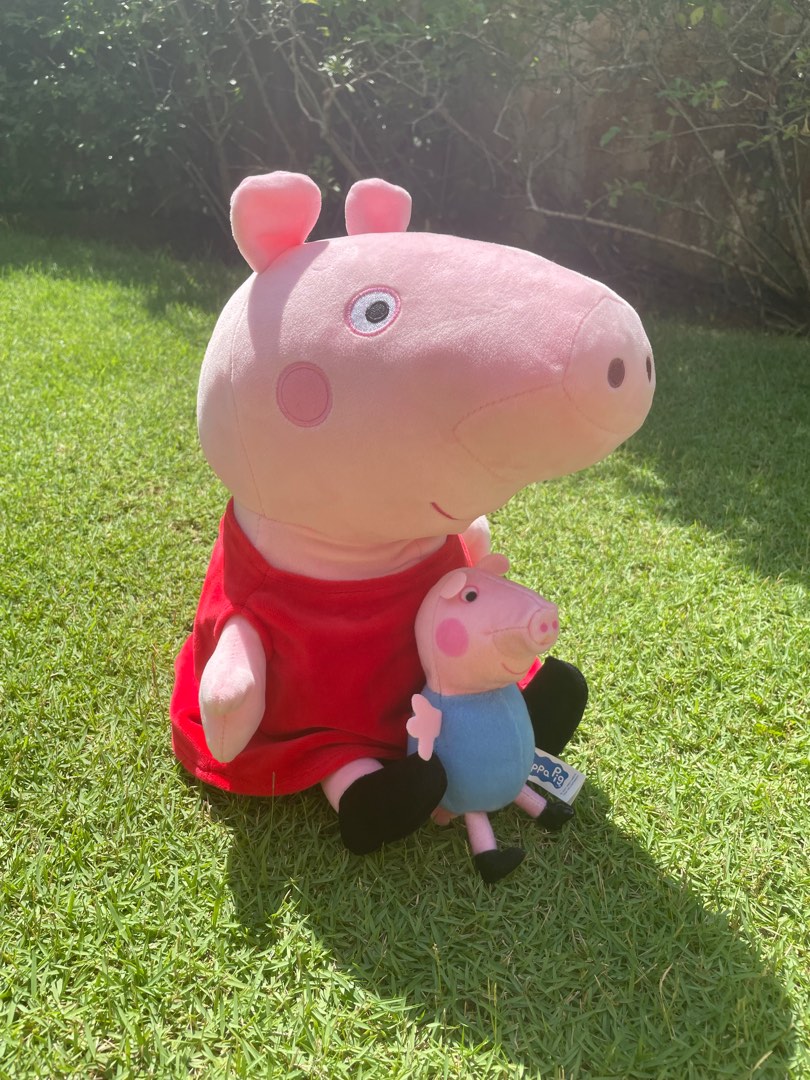 Peppa pig and Jorge stuff toy set CUTE FOR KIDS, Hobbies & Toys, Toys ...